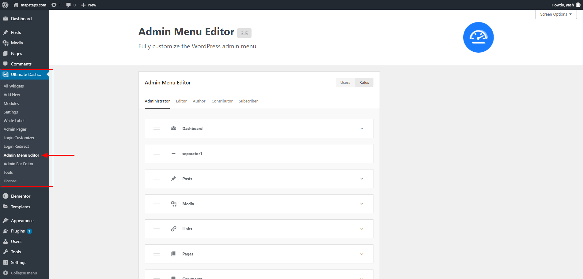 How To Customize Wordpress Admin Dashboard Custom Wordpress Dashboard Plugin Ultimate Dashboad