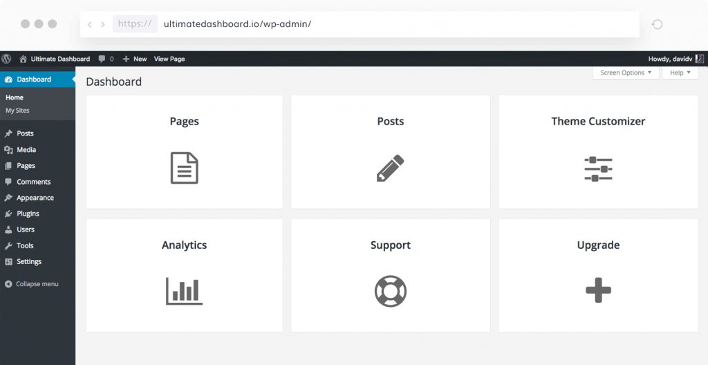 Custom WordPress Dashboard Plugin - Ultimate Dashboard Custom WordPress Dashboard Plugin - Ultimate Dashboard
