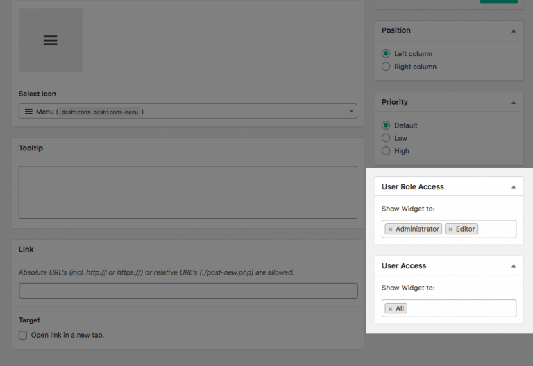 Pro Features Custom Wordpress Dashboard Plugin Ultimate Dashboad